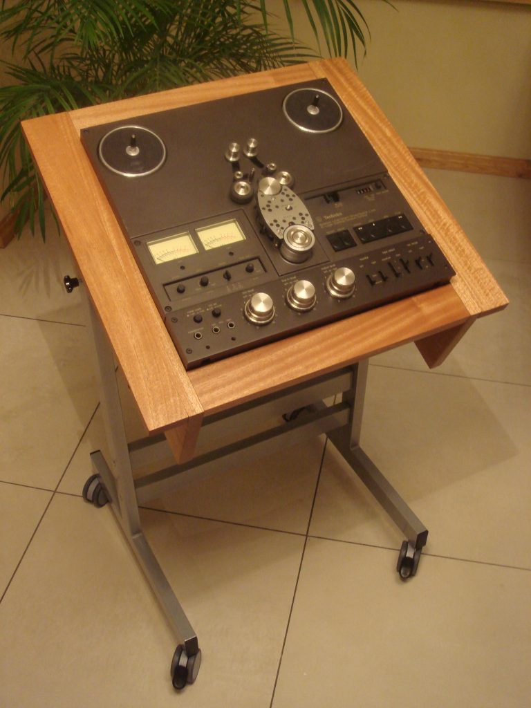 Custom Made Stand with Basic Cabinet for Technics - Reel to Reel World