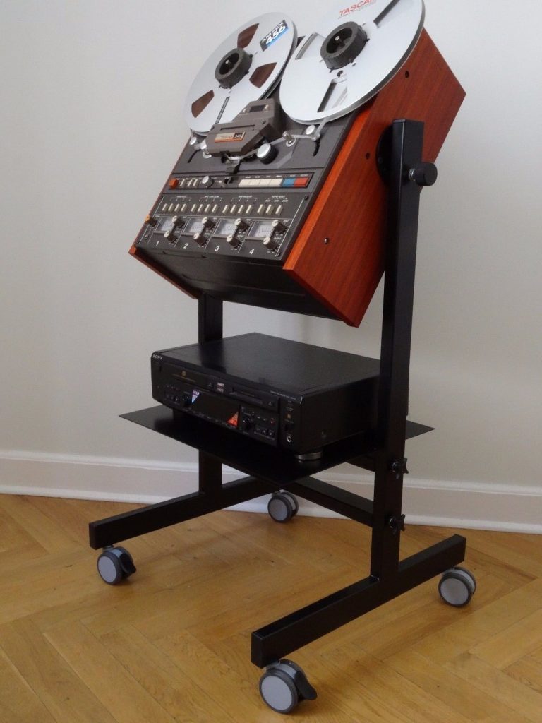Custom Made Stand for Tascam Reel to Reel Recorders - Reel to Reel World